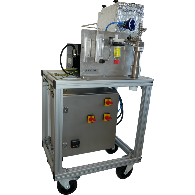 Mobile syngas sampling cabinet