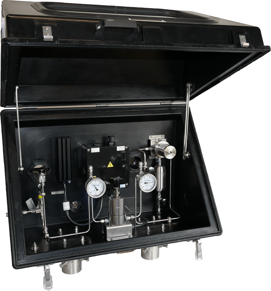 Gas sample conditioning: remote box - Soclema