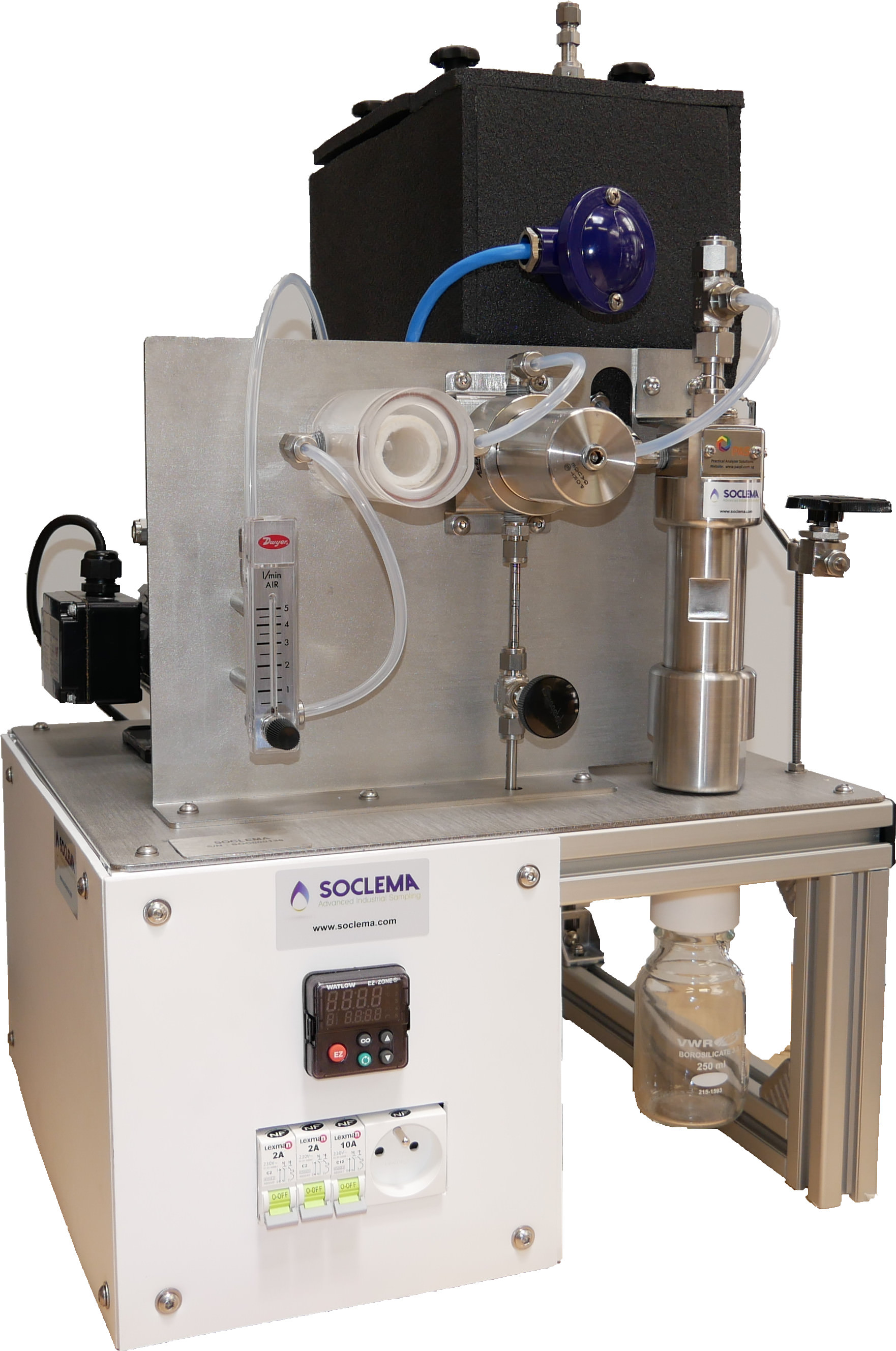 Cleaning renewable gases before analysis - Soclema