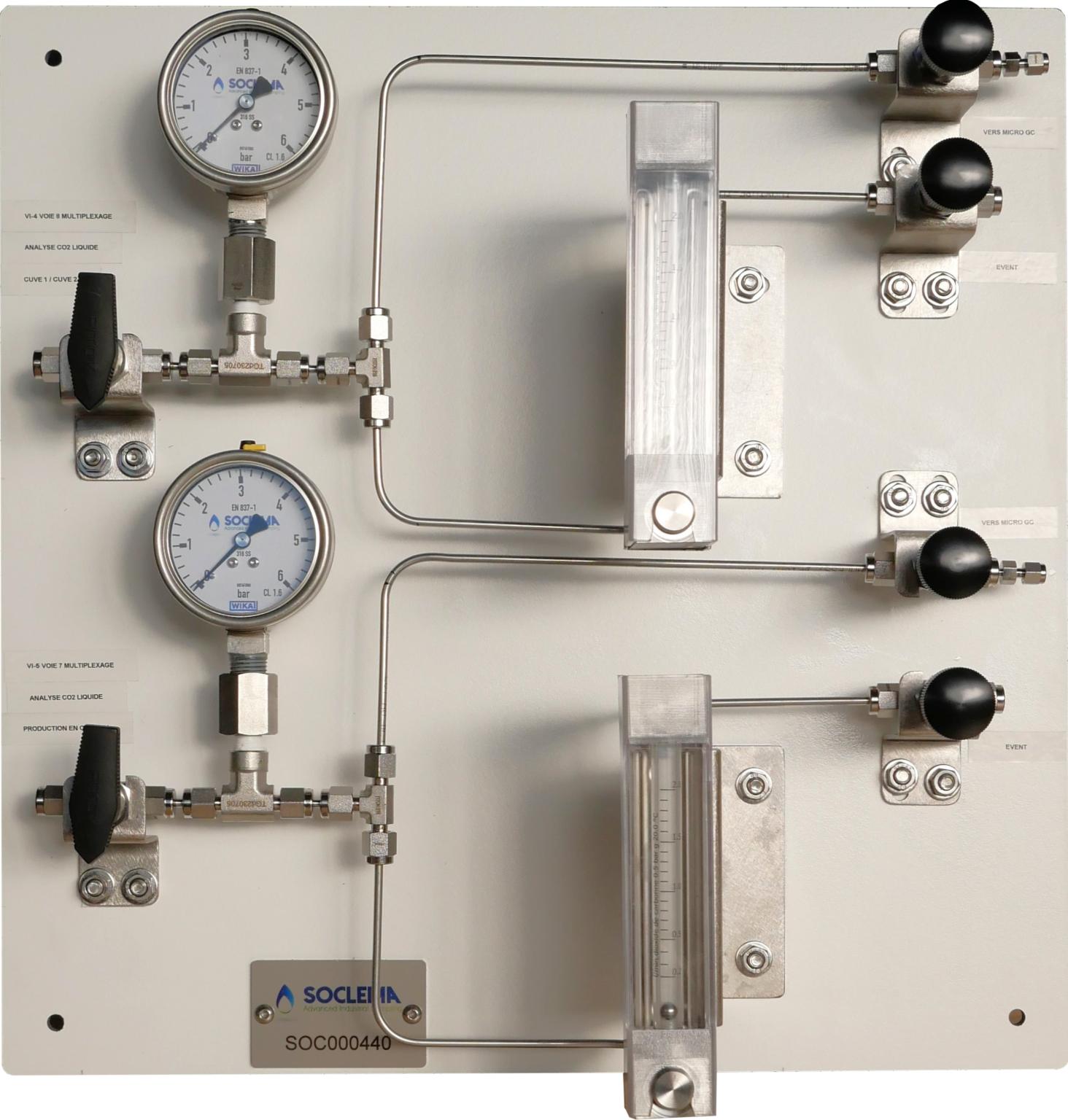 Sampling liquid CO₂ from anaerobic digestion - Soclema
